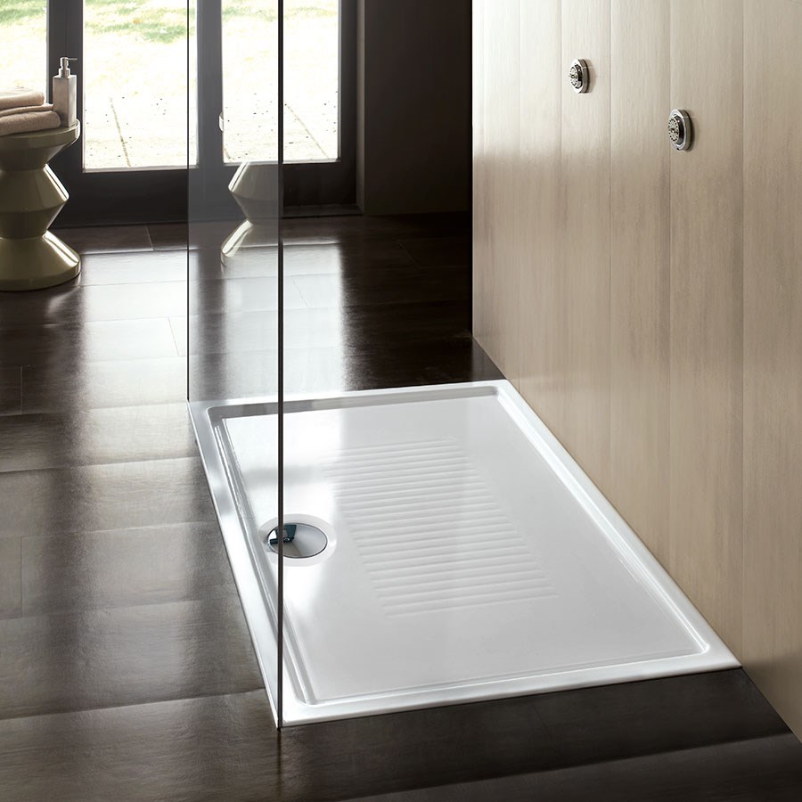 Duschkar LIF 120x70 endast 6 cm hög. Made in Italy.