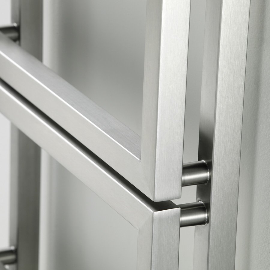 Handdukstork Frames I i borstat rostfritt stål