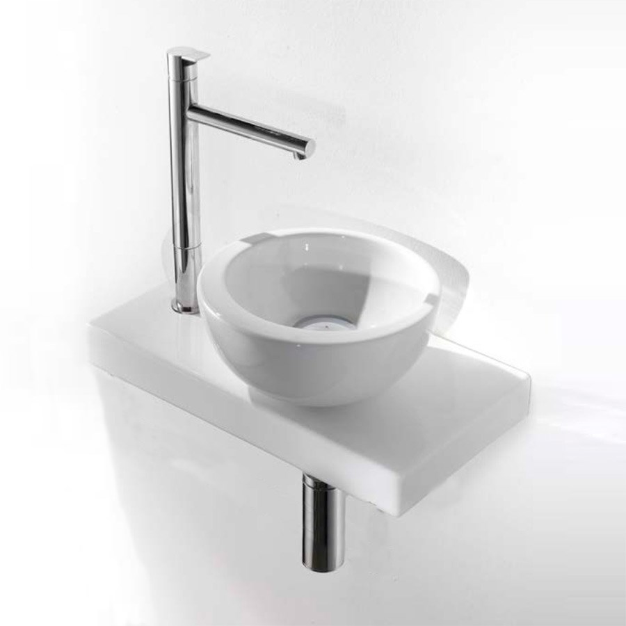 Litet handfat Cup I med bänkskiva i design från Italien